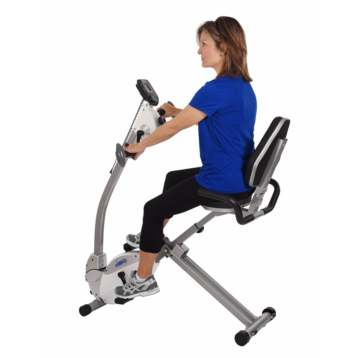 Vélo horizontal de Stamina avec exerciseur pour le haut du corps
