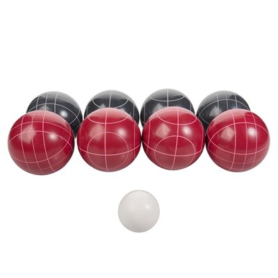 TRIUMPH 100mm Outdoor Resin Bocce Game Set - Red / Blue