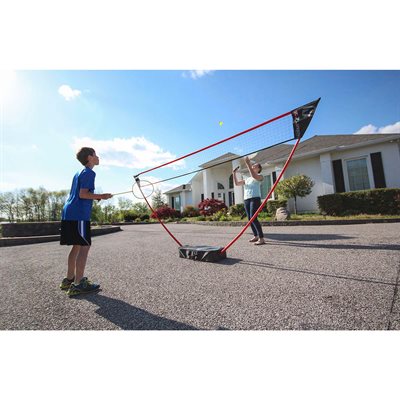 ZUME GAMES 4 Player Outdoor Backyard Portable Badminton Set with Case ...
