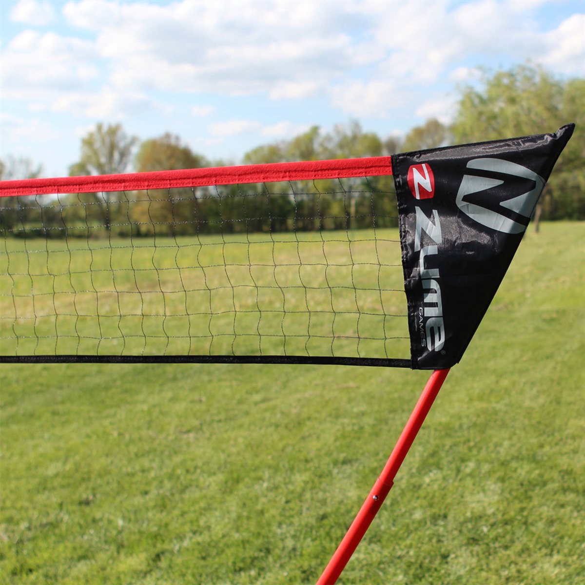 ZUME GAMES 4 Player Outdoor Backyard Portable Badminton Set with Case ...