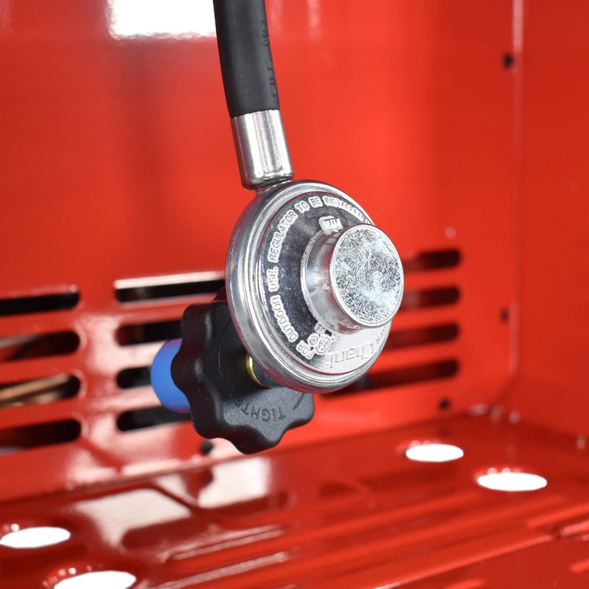 ProTemp 18,000 BTU L Propane Portable Cabinet Heater - Red