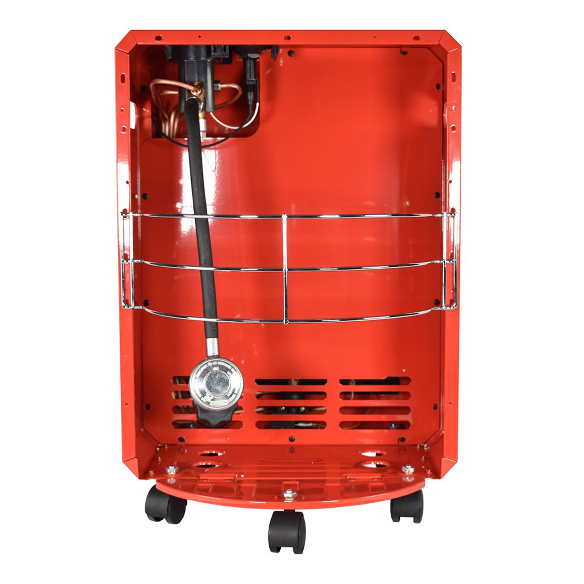 ProTemp 18,000 BTU L Propane Portable Cabinet Heater - Red
