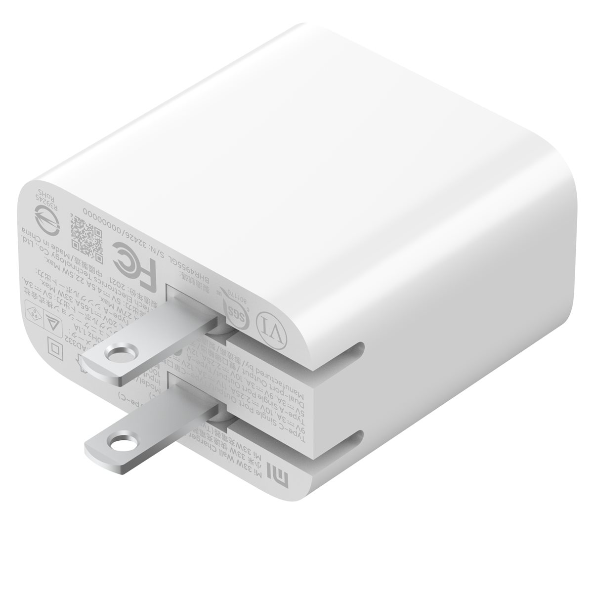 Xiaomi Mi 33W USB-C & USB-A Fast Charger - White